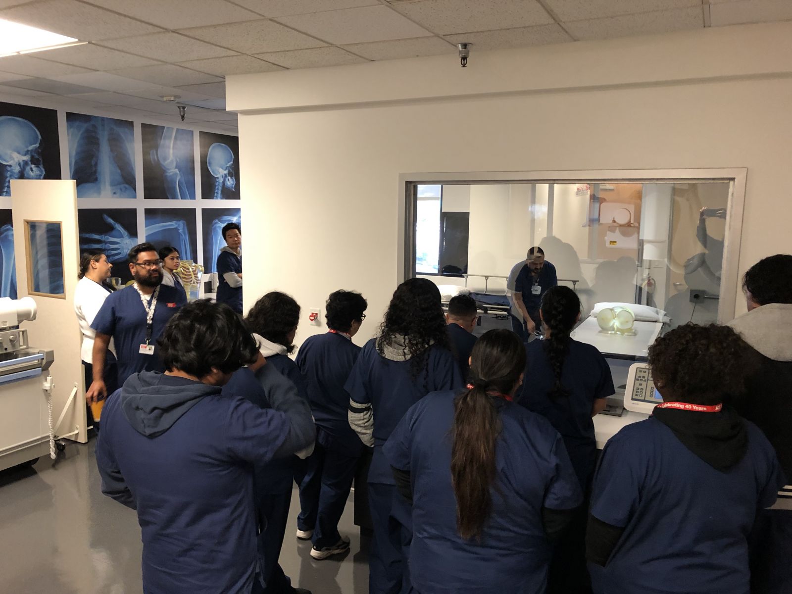 ACC-LA Rad Tech Lab Tour Exposes MBC Cohort To Understanding Hospital Role