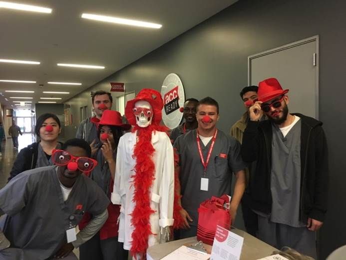 ACC Students Raise More Than $1,000 in Support of National Red Nose Day