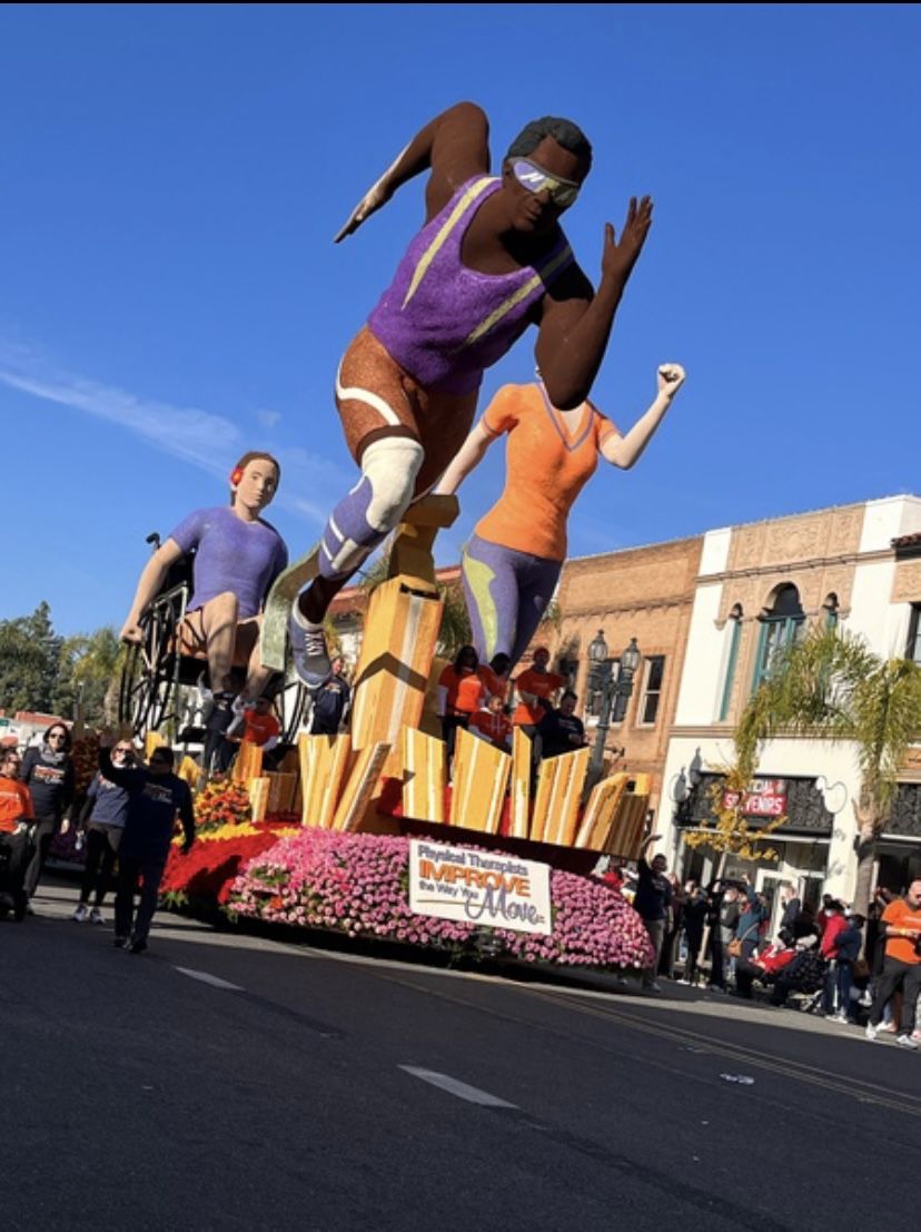 ACC-OC PTA Students Help Decorate APTA’s Award-Winning Rose Parade Float