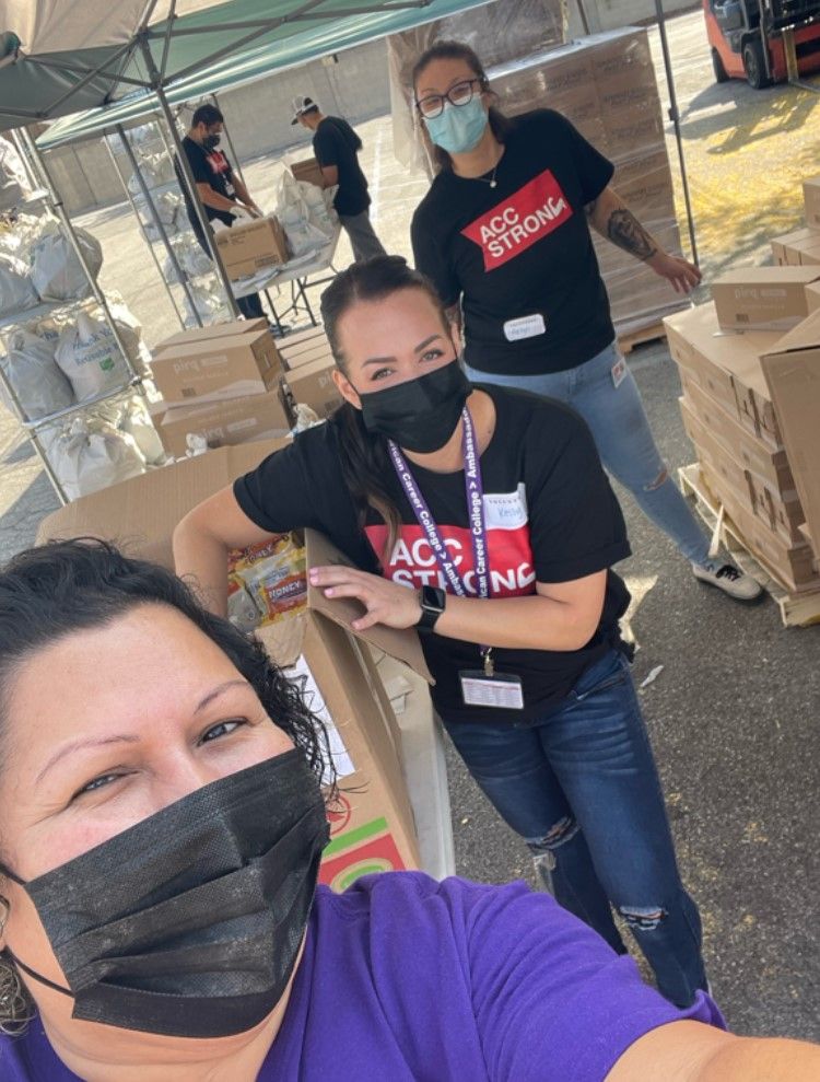ACC-OC RT Students Distribute Food With ‘Giving Children Hope’